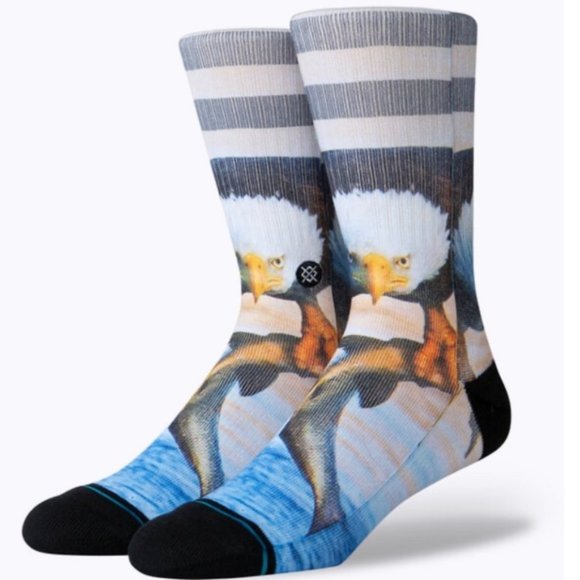 Stance | Underwear & Socks | New Stance Mens Eddy The Eagle Crew Socks | Poshmark